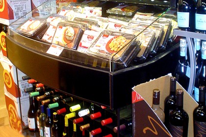Wine and Cheese Merchandise Display - Borgen Systems